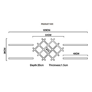 WINUS Wine Holder Rack, Wall Mounted Wine Bottle Display Rack Storage Holder Winery Wall Hanging Home Wine Cellar Rack Beer Wall Decoration Rack, Bottle Glass Holder Shelves (5-Piece Set Black)