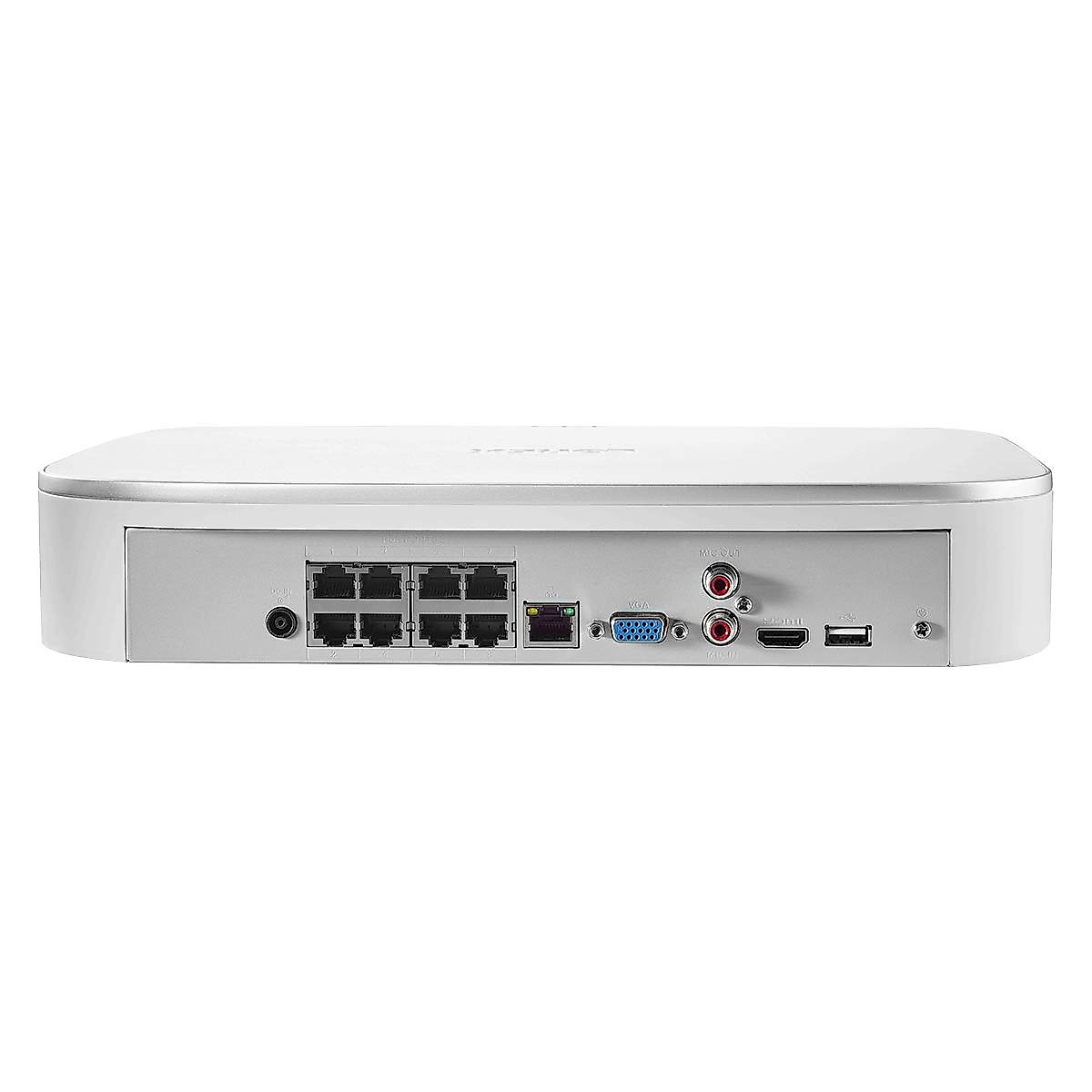 Lorex 4K 8-Channel 2TB Network Video Recorder (NVR) with Smart Motion Detection, Voice Control and Fusion Capabilities