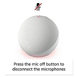 All-New Echo Dot (5th Gen, 2022 release) with clock Cloud Blue with Amazon Smart Plug