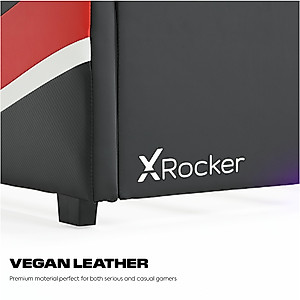 X Rocker Orion eSports Twin Gaming Bed, Black Faux Leather, Durable Frame and Padded Headboard