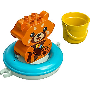LEGO DUPLO Bath Time Fun: Floating Red Panda 10964 Bath Toy for Babies and Toddlers Ages 1.5 Plus Years Old, Baby Bathtub Water Toys, Easy to Clean