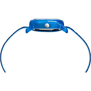 Timex Boys TW7C13500 Time Machines Blue Sharks Elastic Fabric Strap Watch