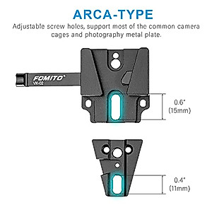 Fomito V-Mount V-Lock Base Station Quick Release Plate VK-02