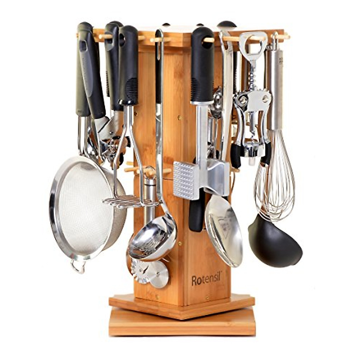 Rotensil Rotating Kitchen Utensil Organizer. Rotating Utensil Holder