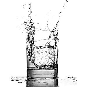 glacio Ice Cube Trays Silicone - Large Ice Tray Molds for making 8 Giant Ice Cubes for Whiskey - 2 Pack