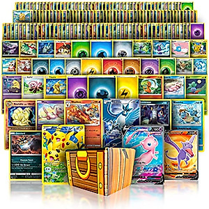 Golden Groundhog TCG Deck Box Including 200 Assorted Cards (3 Random Ultra Rares, 4 Rare Cards, 3 Holographics, 90 Common/Uncommons, and 100 Energy Cards)