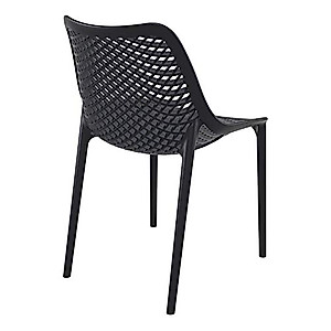 Air Outdoor Dining Chair Black