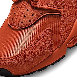 Nike Womens Air Huarache Run Sneakers, Rush Orange/Black/Guava Ice, 6 US