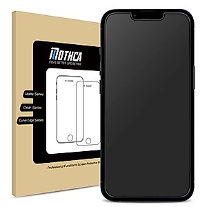 Mothca Matte Tempered Glass Screen Protector for iPhone 13 mini, Anti-Glare, 9H Hardness, Smooth Touch, Easy Install, Bubble Free