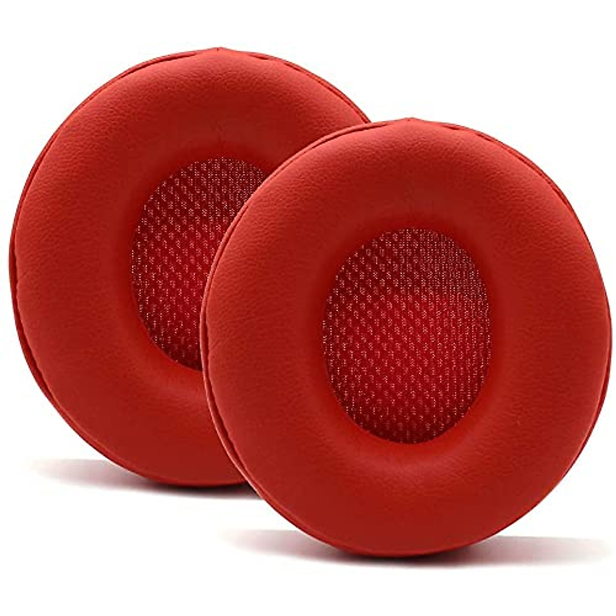 Adhiper Replacement Earpads Solo pro Replacement Ear Pads Ear Cushion is Compatible with Solo pro Headphones (Red)
