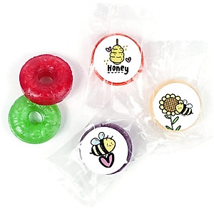 270 PCS Bee Baby Shower Decorations Stickers, Bee Candy Stickers, Baby Shower Stickers, Baby Shower Candy Stickers. (Bee Decorations (006))