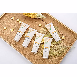 BIO CORN Travel Size Shampoo, Hotel Toiletries Bulk (48 Pack, 1.1oz/30ml) ，Degradable Tube -Cornstarch Material