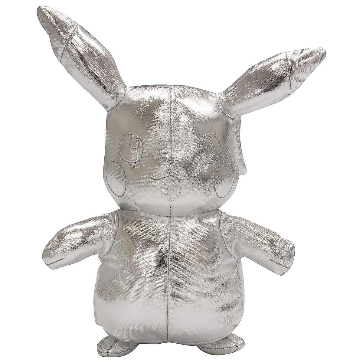 Pokémon 8" Silver Pikachu 25th Anniversary Plush - Officially Licensed - Quality & Soft Stuffed Animal Toy - Limited Edition - Collectible Stuffed Animal Toy - Great Gift for Kids, Boys, Girls