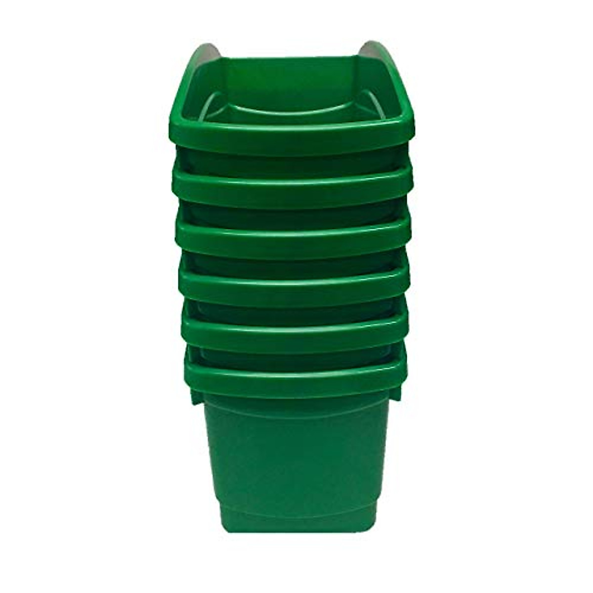 S&S Worldwide Green Book Bins (Pack of 6)