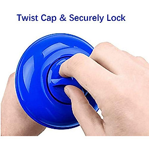 Floating Mini Spa Chemical Dispenser, Chlorine/Bromine Tablet Floater for 1 Inch Tablets, Idea for Spa, Hot Tub &,Fountain, Inflatable & Above-Ground Pools