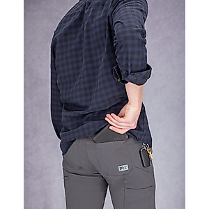 Timberland PRO Men's Slim Leather RFID Bifold Wallet with Back ID Window