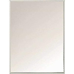Zenith Products X311 Stainless Steel Frame Swing Door Medicine Cabinet, Surface or Recess Mount, 16.13" x 20.13" x 4"