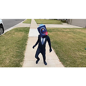 Prinlky Boys Game Costume Jumpsuits Game Bodysuit with Mask Halloween Cosplay Party for 5-12Y Kids