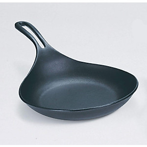 Iwachu 24600 Omelet 22 Black Baked Inner Diameter 8.1 inches (20.5 cm), Induction Heating Compatible, Frying Pan, Nambu Ironware