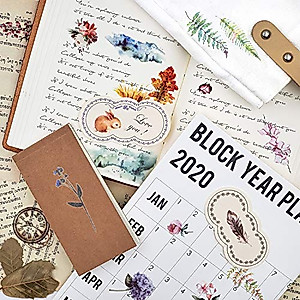 Rub On Transfer Sticker Scrapbook Stickers Flower Stickers Decoration Sticker Planner Stickers Plant Stickers for Scrapbooking Diary Album Journals DIY Arts and Crafts (Forest)