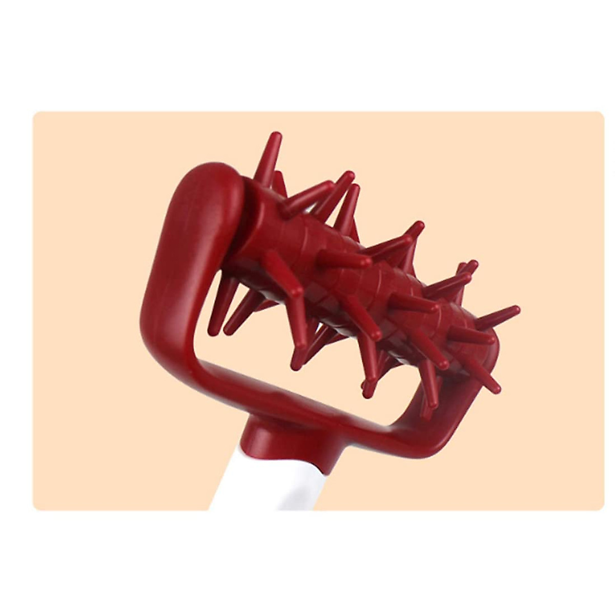 Pizza Dough Docker Docker Dough Bubble killer Time-Saver Pizza Dough Roller Docker Dough Blistering Killer (Red)