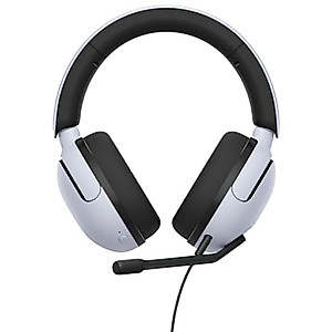 Sony WHG500/W INZONE H5 Wireless Noise Cancelling Gaming Headset, White Bundle with Deco Gear Pro Audio Headphone Stand, 6 Foot USB-A to USB-C Cable & 2 YR CPS Enhanced Protection Pack