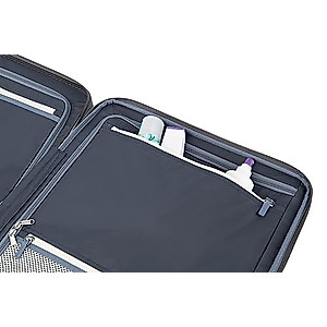 Travelpro Platinum Elite Hardside Expandable Spinner Wheel Luggage TSA Lock Hard Shell Polycarbonate Suitcase, Vintage Grey, Checked Large 28-Inch