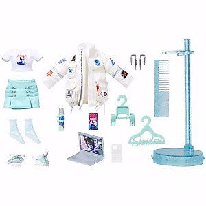 Rainbow High Shadow High Zooey Electra- Light Green Fashion Doll. Fashionable Outfit & 10+ Colorful Play Accessories. Great Gift for Kids 4-12 Years Old & Collectors