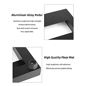 Mr.Power 15" x 5.7" Mini Pedalboard, 0.75lb Alum Alloy Super Light Guitar Bass Effect Pedal Board, With Accessories Self Adhesive Hook Loop Tape, Cable Ties, CabIe Clamps (Small Pedalboard)