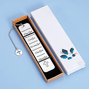 Inspirational Christian Gifts for Baby Kids Adult Bible Verse Bookmark for Women Men Friends Catholic Religious Gift for Boys Girls Daughter Book Lovers Baptism Religious Church Bulk Gifts for Him Her