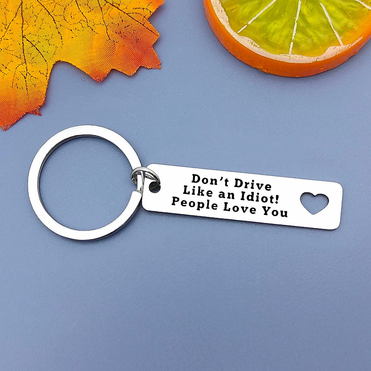 Jielahua Drive Safe Keychain New Driver Keychain Sweet Sixteen Gift Keyring Teen Daughter Gift Trucker Gift Birthday Gift Girl Key Chain Driver Keychain for Son Daughter Boyfriend