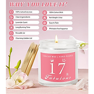 Awfrky 17th Birthday Gifts For Girls, Best Gifts For 17 Year Old Girl,Happy 17th 17 Year Old Girl Birthday Gift Ideas For Teens Daughter, Niece, Granddaughter, Sister Her, Bestie, Girlfriend