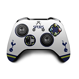 Head Case Designs Officially Licensed Tottenham Hotspur F.C. 2022/23 Home Kit Logo Art Vinyl Sticker Gaming Skin Decal Cover Compatible with Xbox One X Console and Controller Bundle