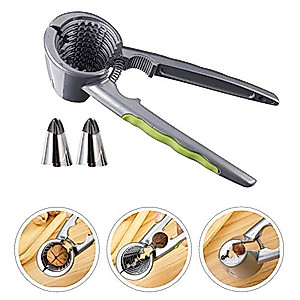 Cabilock Nut Cracker Hazelnut Walnut Shell Pecan Opener Nutcracker Seafood Crab Tongs Crackers Walnut Pine Sheller Kitchen Tool