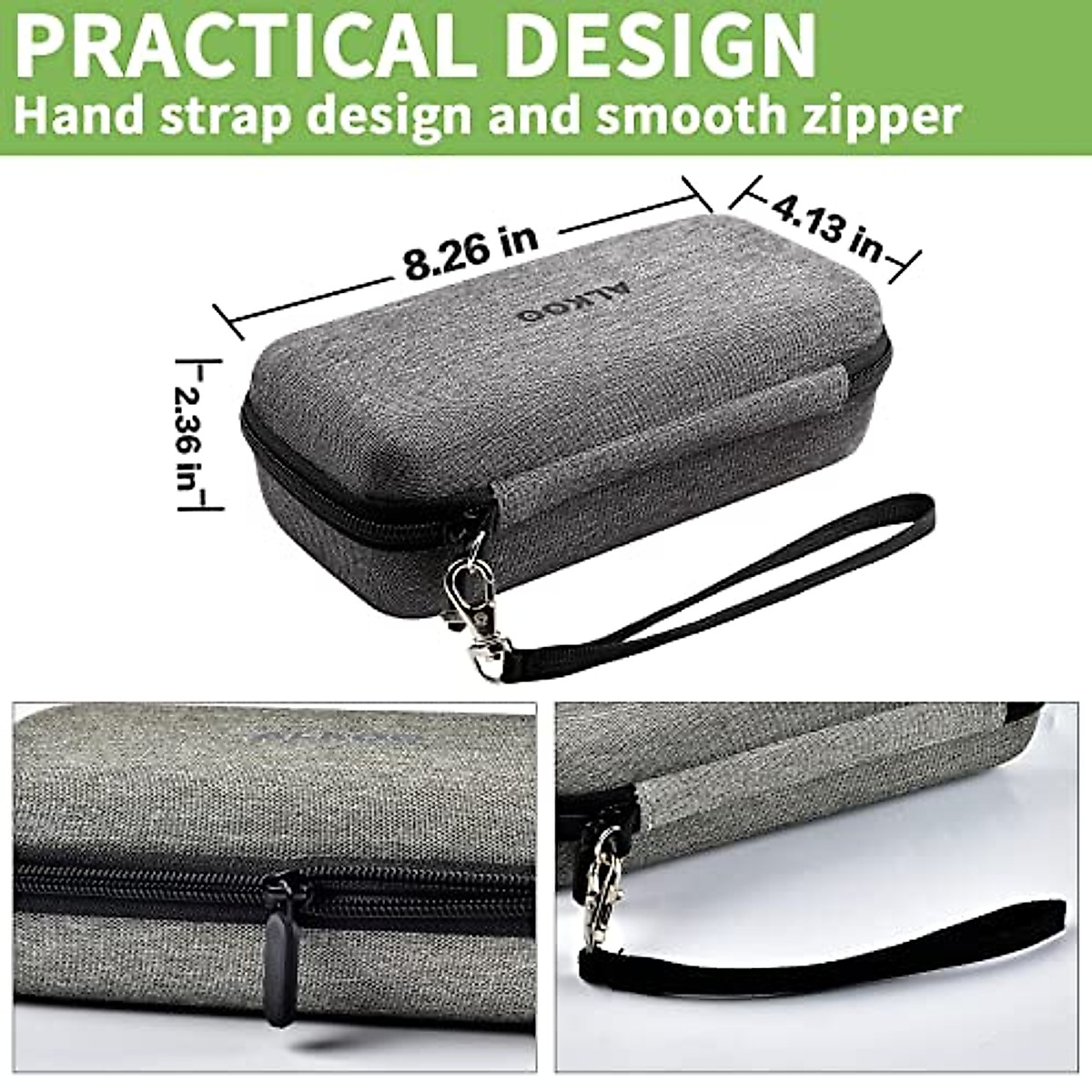 Universal Hard Case for Texas Instruments Calculators and Case Compatible with NIIMBOT D11 Label Printer Bundle