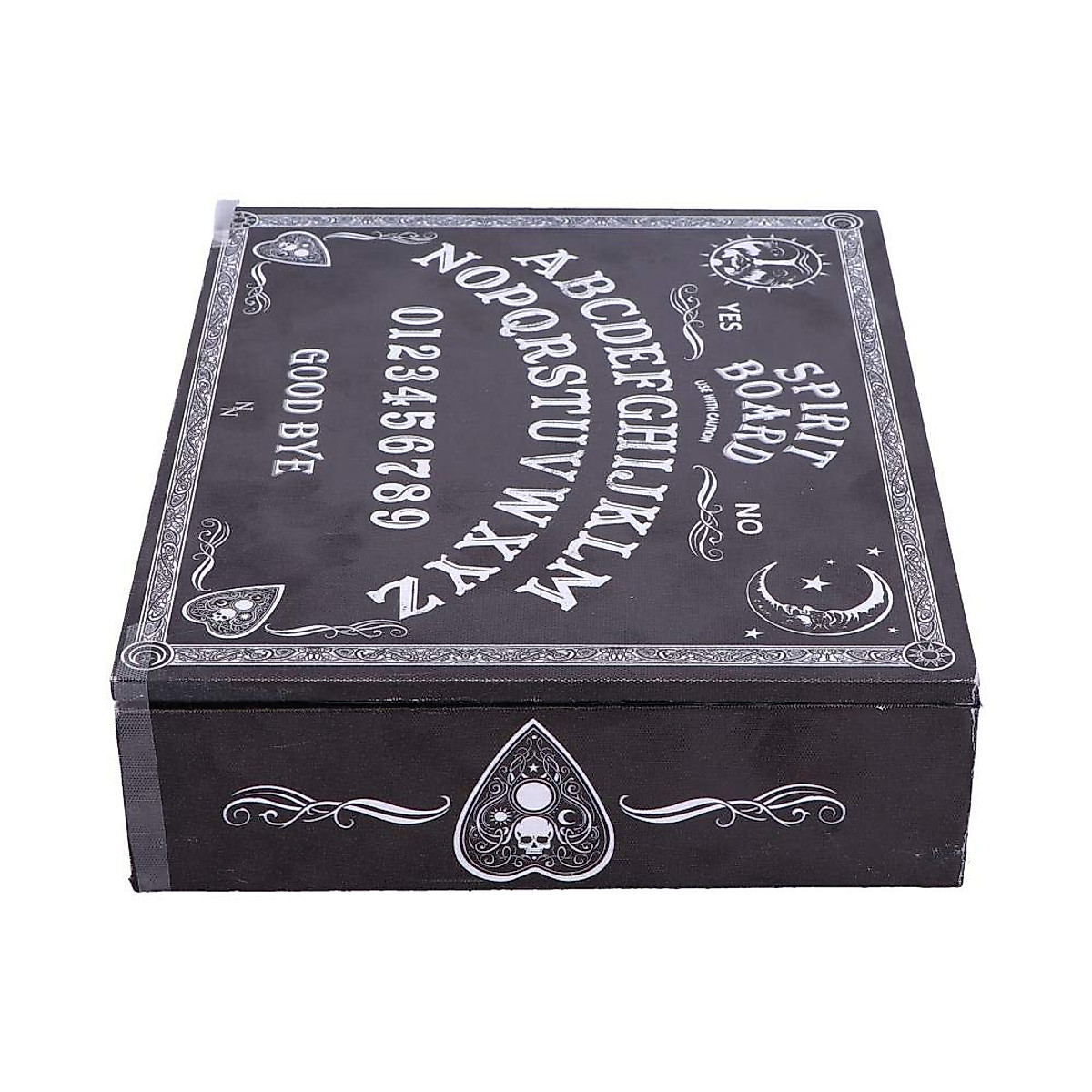 Nemesis Now Black and White Spirit Board and Planchette Jewellery Storage Box with Mirror, MDF, One Size