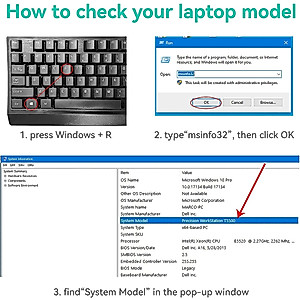JGTM 51Wh 93FTF Laptop Battery Replacement for Dell Latitude 5580 5590 5480 5490 5280 5288 5488 5491 5495 5591 E5280 E5480 E5580 Precision 15 3520 3530 M3520 M3530 D4CMT GJKNX 3DDDG 83XPC 4YFVG 11.4V