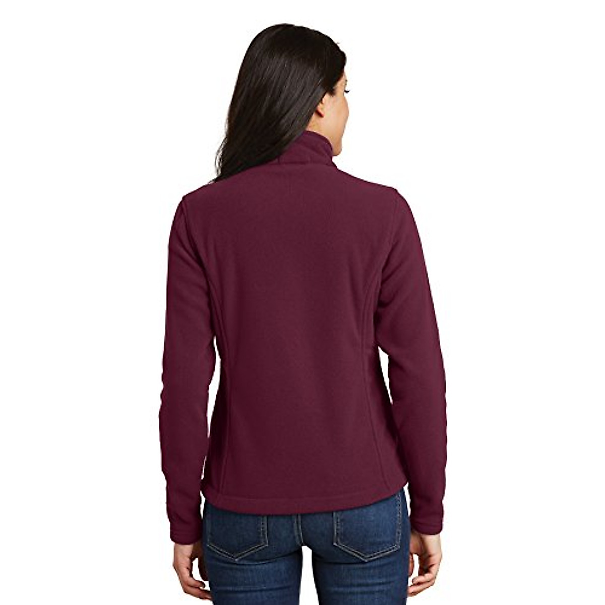Port Authority Ladies Value Fleece Jacket, Maroon, Medium