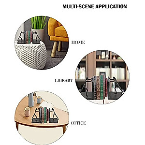 Book Ends Metal Heavy Duty Bookends for Shelves Universal Premium Office Bookends Metal Man Hand Push Creative Shape Bookends for Shelves Decor for Bedroom Library Office Reader Love Gift