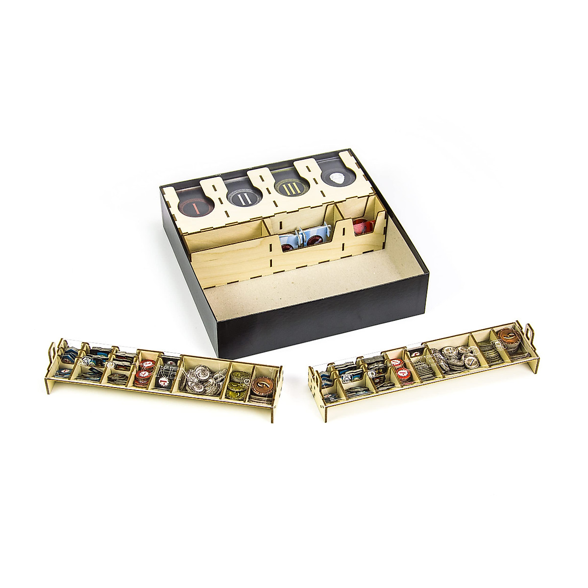 Wonderment Organizer 2nd Edition for 7 Wonders Second Edition by Gaming Trunk