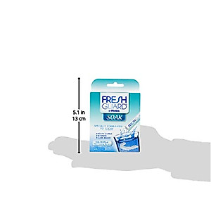 Fresh Guard Soak by Efferdent for Retainers & Clear Braces, Original Version, 24 Count