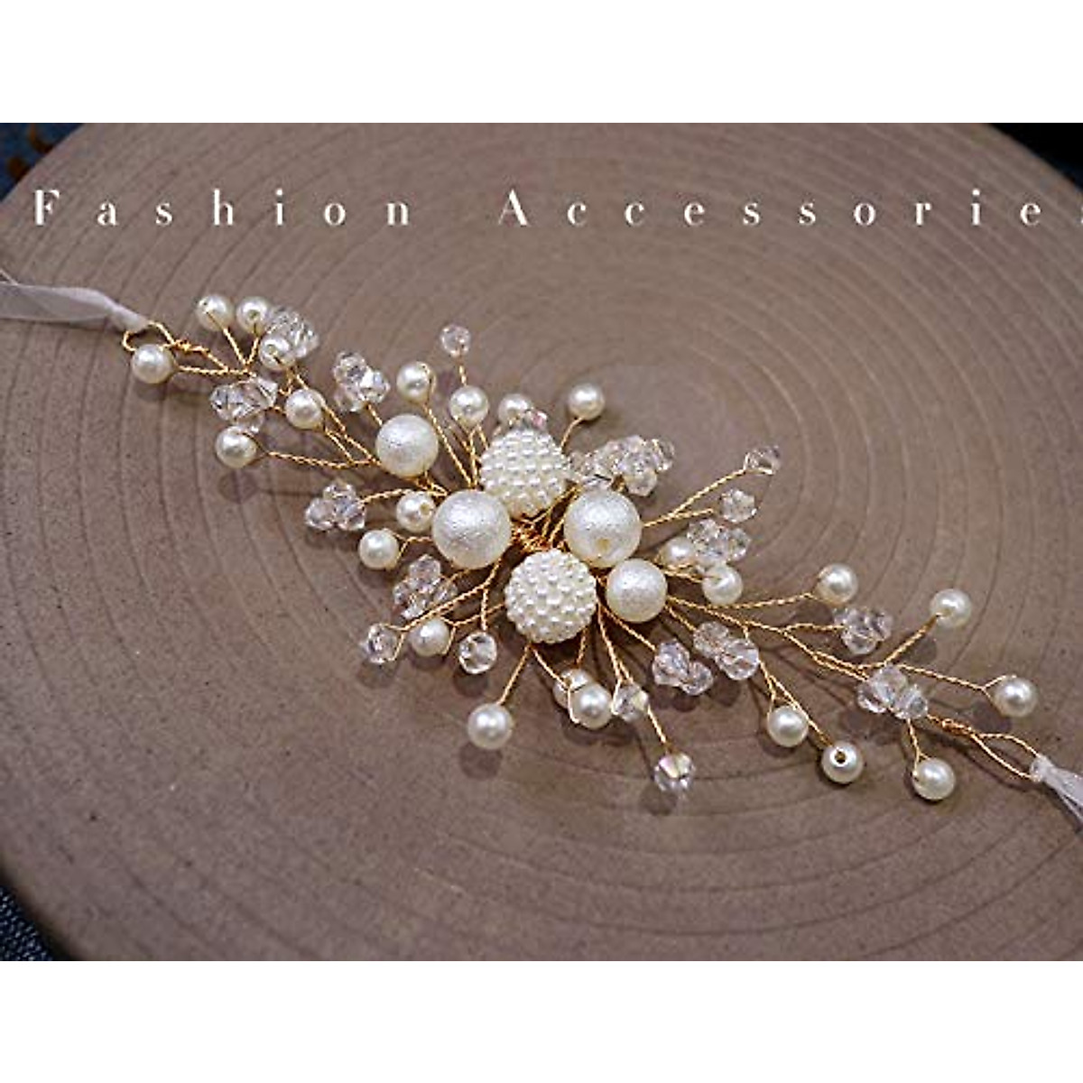 PRDGIRL Wedding Bridal Bridesmaid Hand Flower, Corsage Bracelet Wedding Planner Wrist Corsage Wrist Flowerfor Flower Girl Wedding Festival Beach Party Prom (Set of 2)