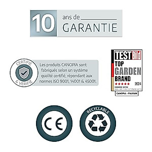 Palram - Canopia Palermo 3600 12' x 12' Gazebo