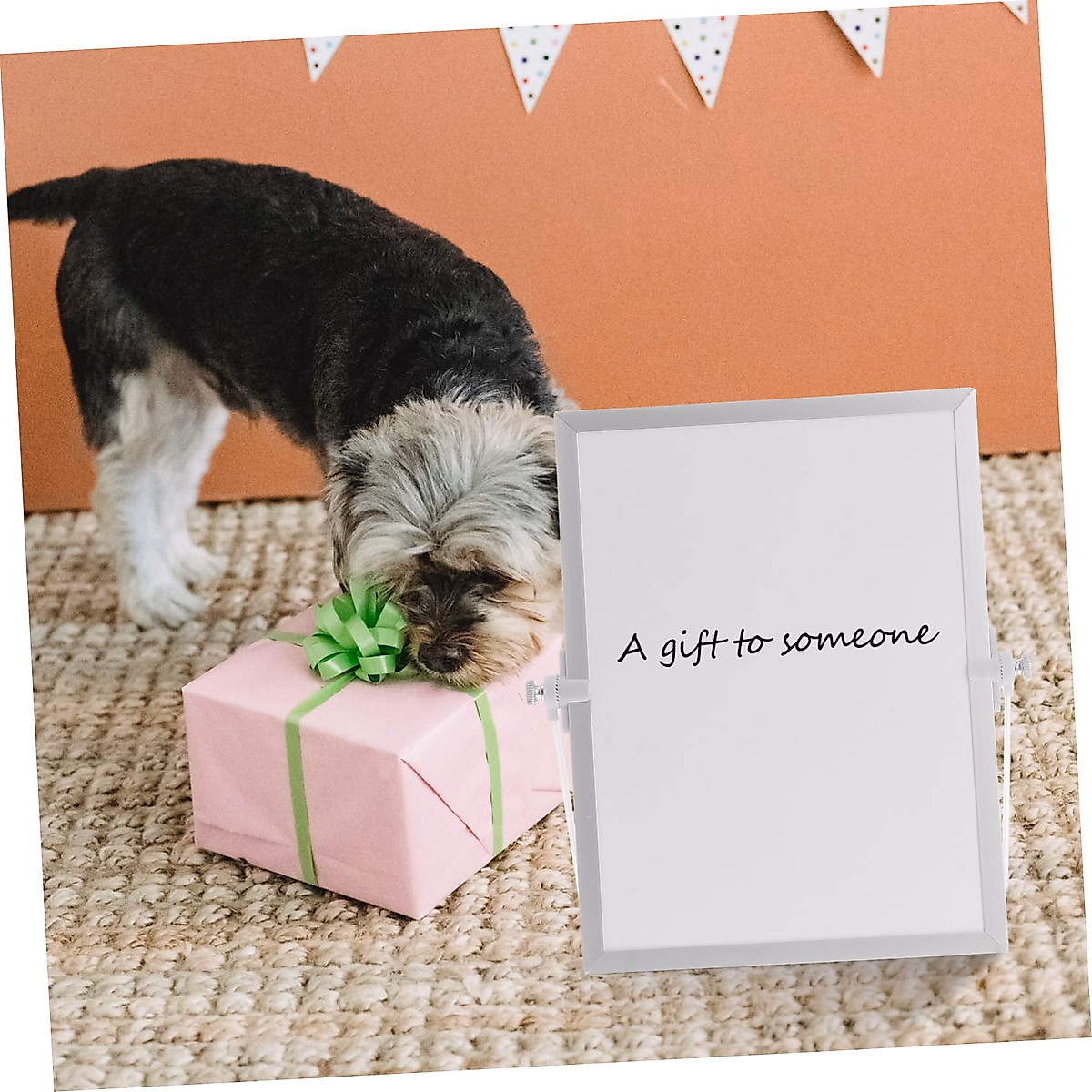 Ciieeo Magnetic Easel Tabletop whiteboard Dry Erase whiteboard Stand Painting Easel Mini Easel Stand Chalkboard Easel Planner Reminder Board Desktop White Board Blackboard