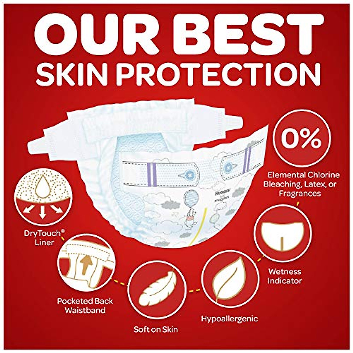 Huggies Little Snugglers Baby Diapers, Size 3 (16-28 lb.), 112 Ct, Giant Pack (Packaging May Vary)