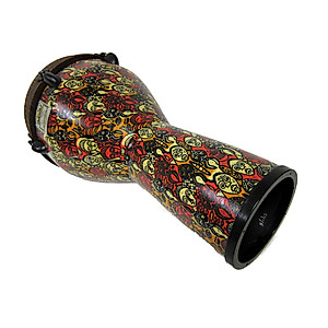 REMO Djembe, MONDO(TM), Key-Tuned, 12" x 24", SKYNDEEP® FIBERSKYN®, Contour Tuning Brackets, Multi-Mask Finish