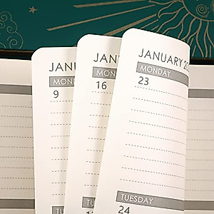 Planner 2023-2024 - Weekly Monthly Planner 2023-2024, 2023-2024 Calendar Planner from July 2023 - June 2024, 5.75" x 8.4", Planner 2023-2024 with Inner Pocket, Sticker, Pen Holder, Elastic Closure