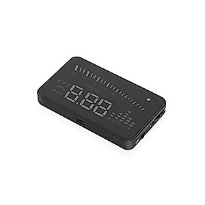 Car Head-Up Windshield Display, Head-Up Display, OBDII HUD Head Up Display Color LED Projector Speed Warning System for Car Trucks