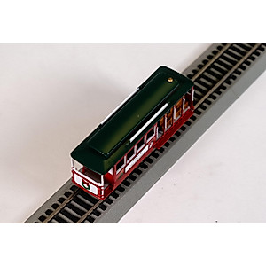 Cable Car with Grip Man - Yellow & Red - HO Scale