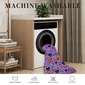 Easy-Going Oversized Flannel Wearable Blanket Hoodie for Adults, One Size Fits All, Purple